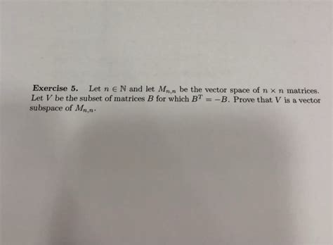 solved exercise 5 let n e n and let mn n be the vector