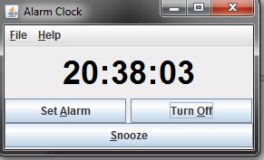 Java Program Alarm Clock Palbpo