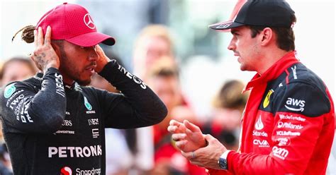 charles leclerc has already given verdict on lewis hamilton to ferrari
