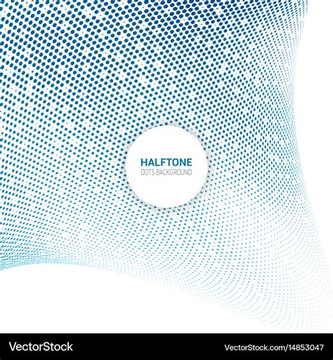 Halftone Dots Pattern Background Royalty Free Vector Image
