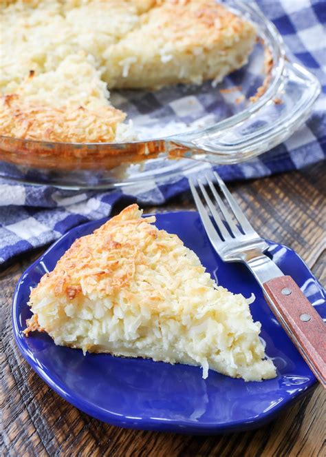 Crustless Coconut Pie Chocolate With Grace