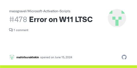 Error On W11 Ltsc · Issue 478 · Massgravel Microsoft Activation