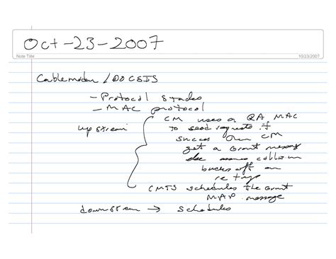 Handout On Cable Modem Docsis Introduction To Communication Networks Eecs 563 Docsity