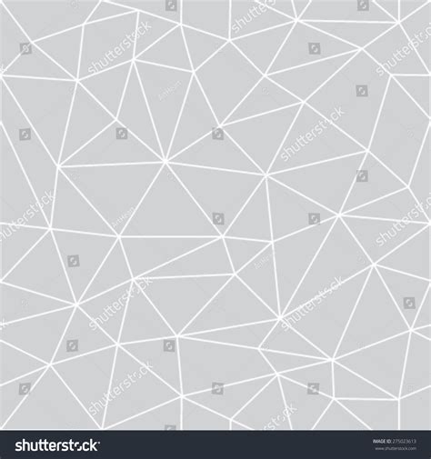 Geometric Low Poly Graphic Repeat Pattern Made Out Of Triangular Facets Vector Pattern