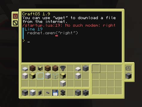 modem that is definitely there isn t detected r computercraft