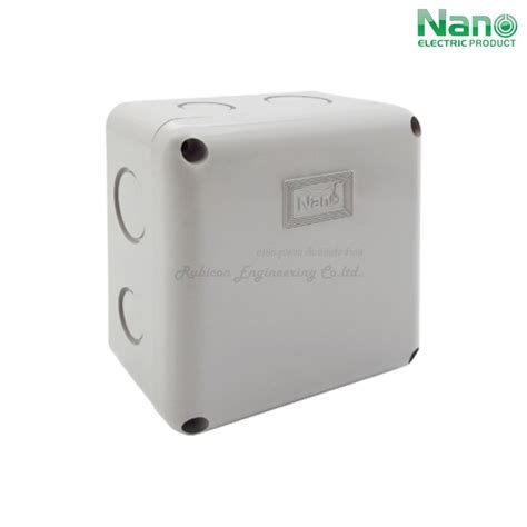 Nano 202w กล่องพลาสติกกันน้ำ สีขาว ขนาด 4x4 X2 5 109 50x109 50x59 80 Mm Shopee Thailand