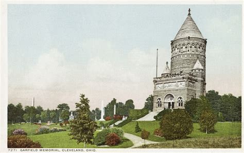 Garfield Memorial Cleveland Ohio Postcard 1000museums
