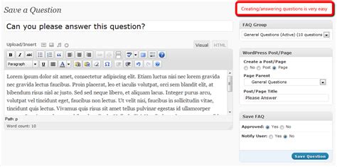 Wordpress Faq Plugin