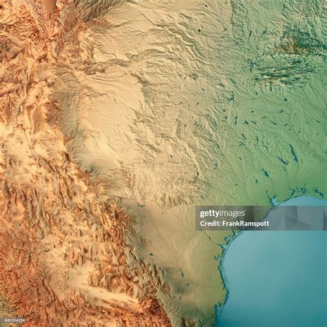 Texas Topographic Map Topographic Map Of The Guadalupe Peak Trail