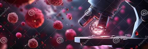 Microscope Illuminated By Bright Light Stock Illustration Illustration Of Analysis Equipment