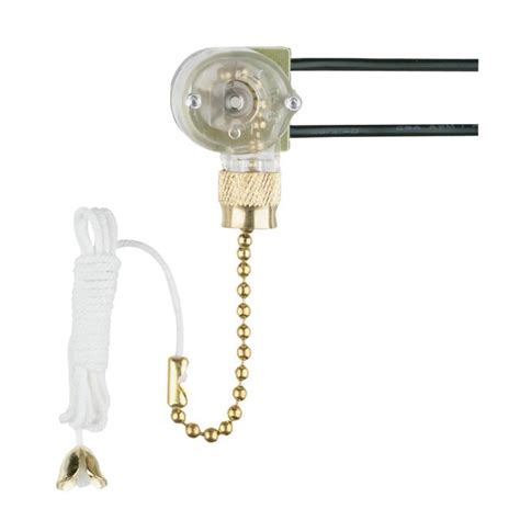 Westinghouse Fan Light Switch With Polished Brass Pull Chain