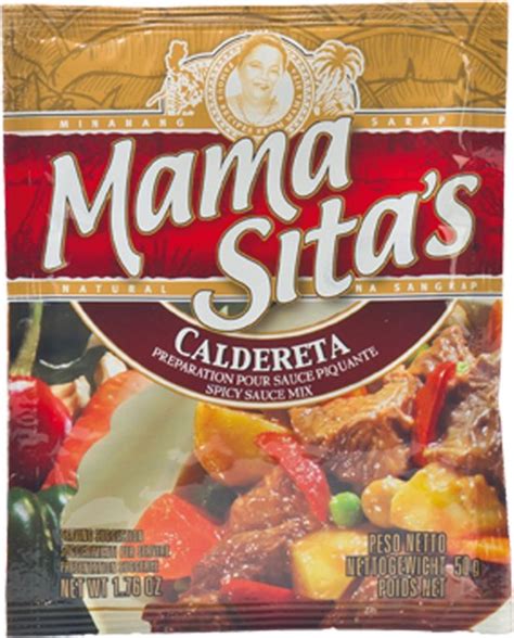 Mama Sitas Caldereta Hete Rundvleesstoofpot 50 G Bol