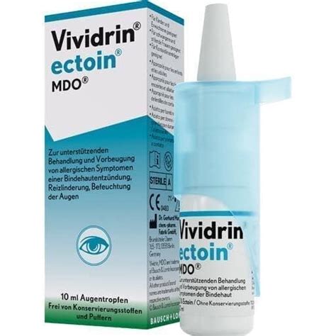 Vividrin Ectoin Mdo Allergic Conjunctivitis Eye Drops Uk Elivera Uk
