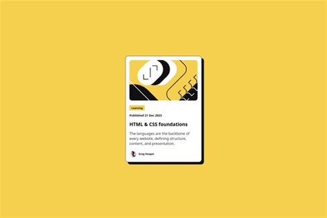 Frontend Mentor Blog Preview Card Using Html Css Coding Challenge