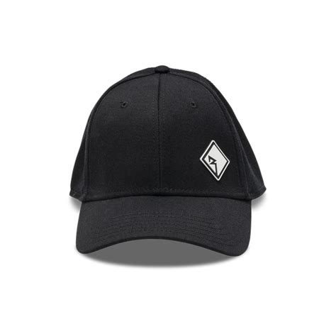 Pop Flexhat Blk Lxl Black Flex Fit Curved Bill W Rubber Sewn On Patch L Xl Rockford Fosgate