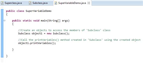 selenium by arun 103 using super keyword to access the instance