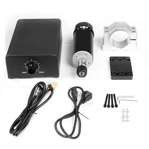 Cnc Spindle Motor Kit 500w 12000rpm Air Cooled Bldc Motor With Integrated Control Box Speed