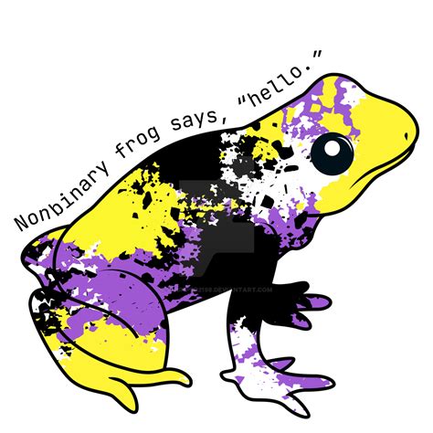 Pride Frog Nonbinary By Thumper2198 On Deviantart
