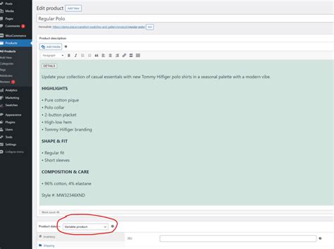 Creating Variable Product ZQE