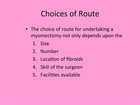 Vaginal Myomectomy Ppt