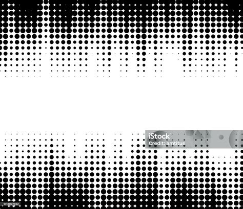 Halftone Border Stock Illustration Download Image Now Pattern