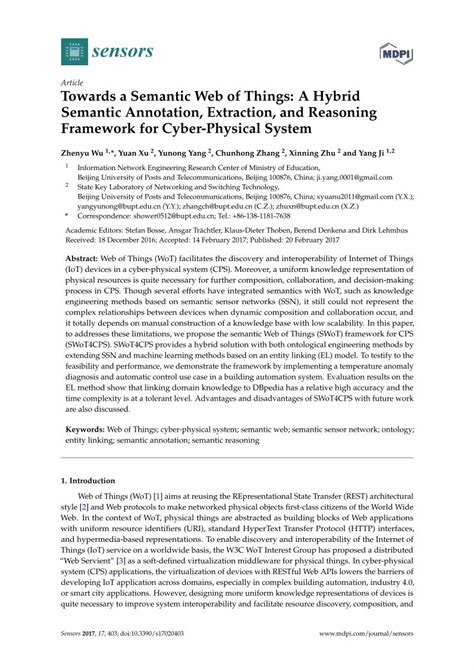 pdf semantic annotation extraction and reasoning framework · developing iot application