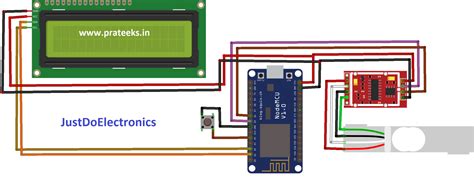 weight scale with esp8266 and blynk app