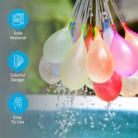 Buy Multicoloured Water Balloons 50 Packs Of 20