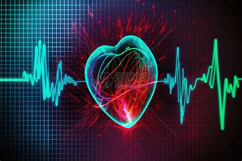 警示冠心病数字艺术插画图片下载 正版图片402443325 摄图网