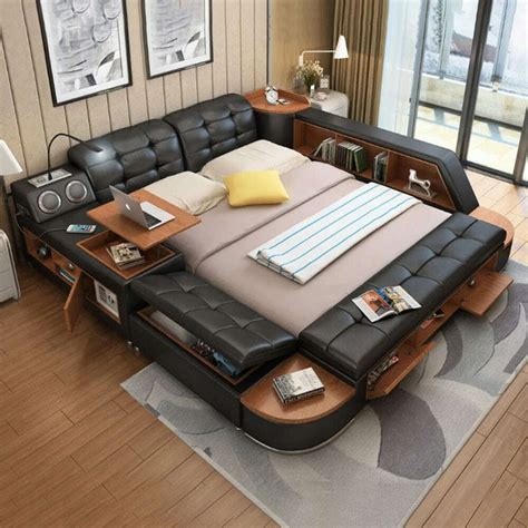 🚀upgrade Your Bedroom Game With Manbas Tech Smart Bed Frame 💡