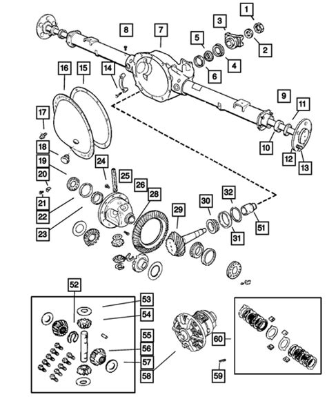 Differential And Housing For 2003 Dodge Dakota My Mopar Parts