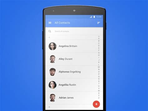Android Material Design Freebiesbug