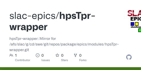 GitHub Slac Epics HpsTpr Wrapper HpsTpr Wrapper Mirror For Afs Slac G Cd Swe Git Repos