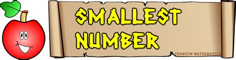 Smallest Number
