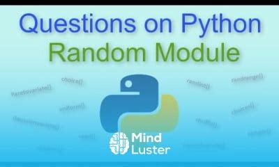 Learn Python Random Module Mind Luster