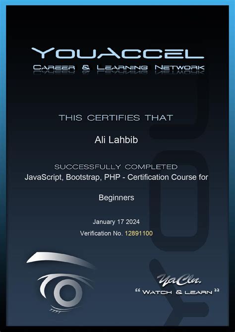 Completed Javascript Bootstrap And Php Course Ali Lahbib Posted On