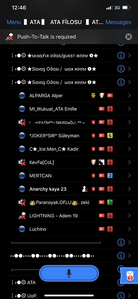 I Can T Use Voice Activation On IOS Client Push To Talk Required Mobile TeamSpeak