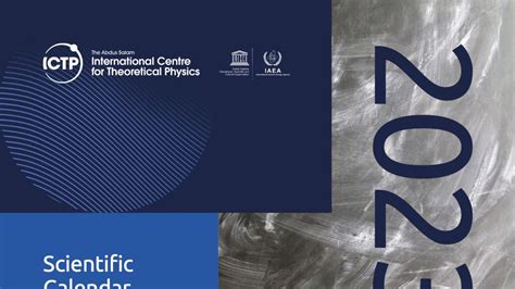 Ictps 2023 Scientific Calendar Ictp