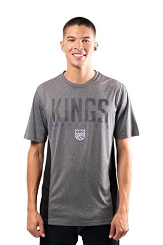 Ultra Game Nba Sacramento Kings Mens Active Tee Shirt