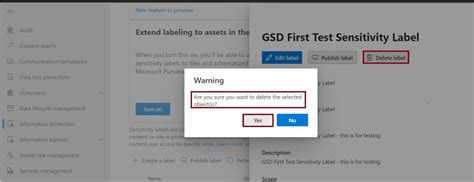 Instantly Solved SharePoint Sensitivity Labels Delete Error The Sensitivity Label Is Published
