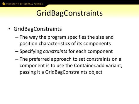 University Of Central Florida Cop 3330 Object Oriented Programming