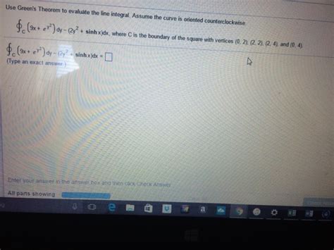 Solved Use Green S Theorem To Evaluate The Line Integral Chegg