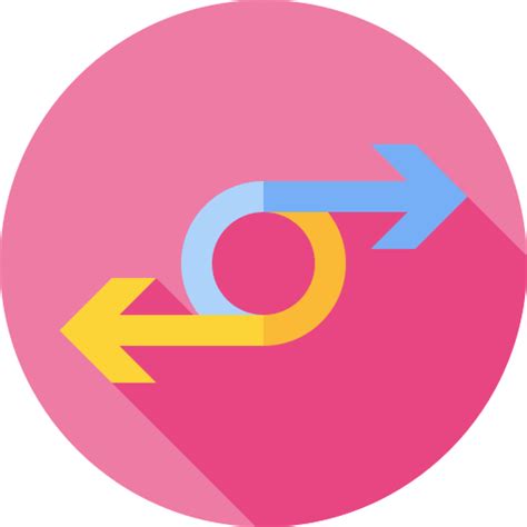 Split Flat Circular Flat Icon