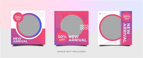 할인 프로모션 판매 및 특별 제공을위한 현대 패션 소셜 미디어 팩 템플릿 모바일 앱용 기하학적 추상적 패턴 프레임 프레임 정사각형 웹 배너 및 배경 레이아웃 개성 개념에