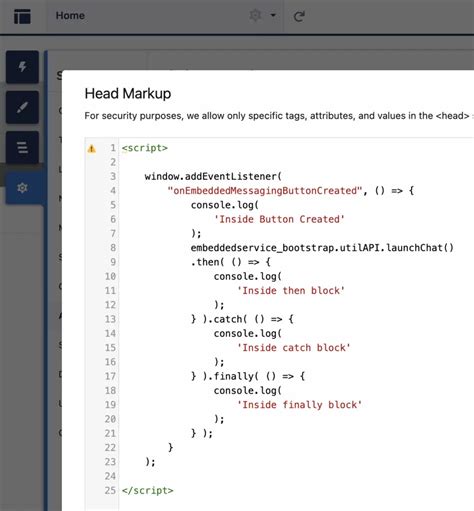 automatically launch salesforce messaging for web chat in experience