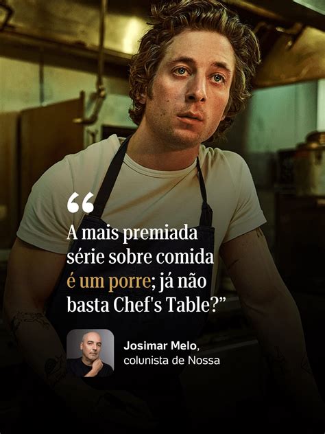 Josimar Melo A Mais Premiada Série Sobre Comida é Um Porre Já Não