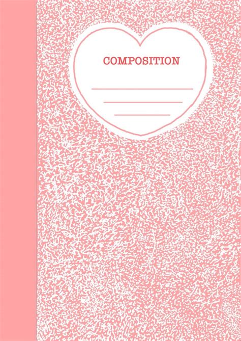 Composition Notebook Template