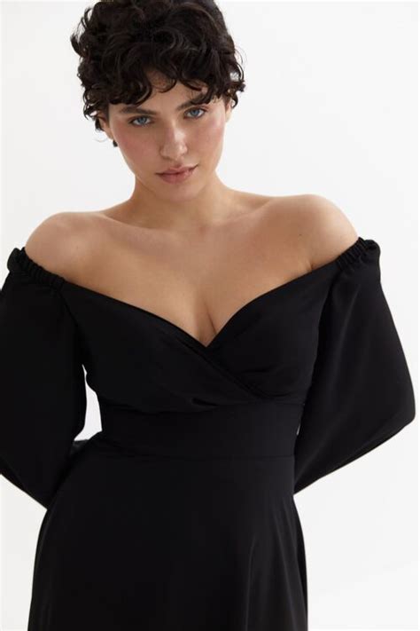 Купити Сукня на затин штучний шовк міді чорна міді колір чорний матеріал штучний шовк стиль