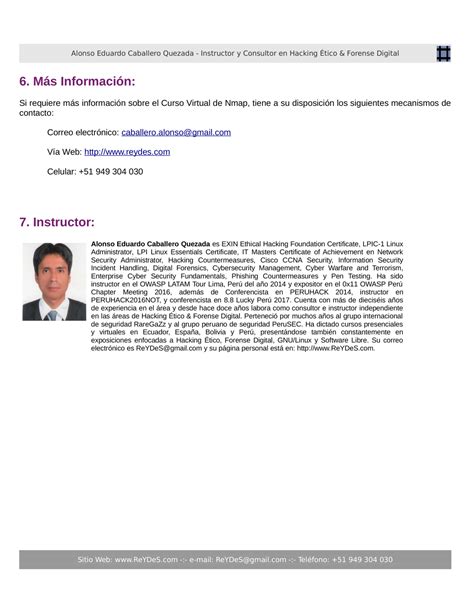 Curso De Nmap Alonso Caballero Reydes