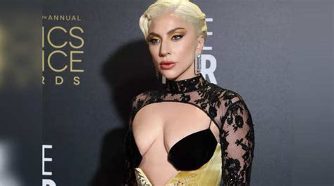 Lady Gaga Flaunts Ample Cleavage At Critics Choice Awards